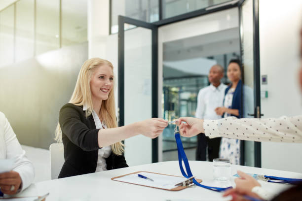 Accueil congrès remise des badges » Progepi